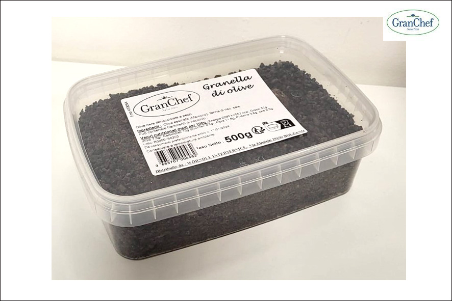 GRANELLA DI OLIVE NERE ESSICATE